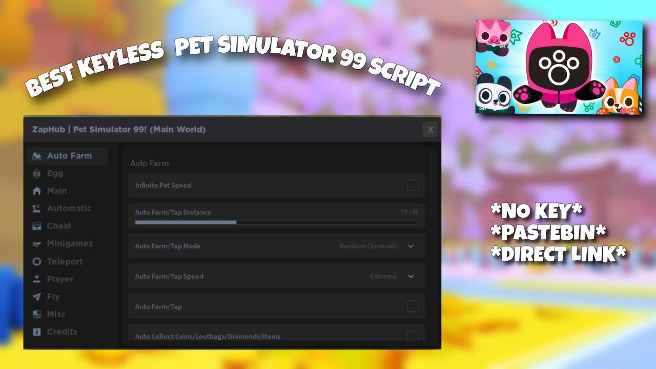 [SQUID GAME 🦑] PET SIMULATOR 99 SCRIPT I *NO KEY* I AUTOPLAY,AUTO ...