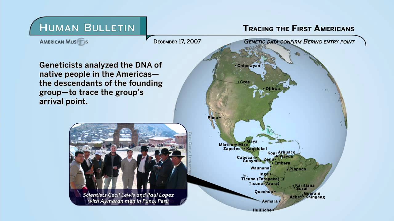 Science Bulletins: Tracing the First Americans - YouTube