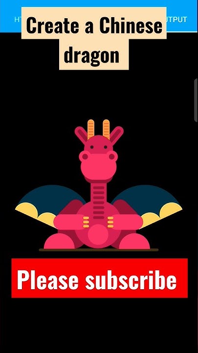 create a Chinese dragon #coding #code - YouTube