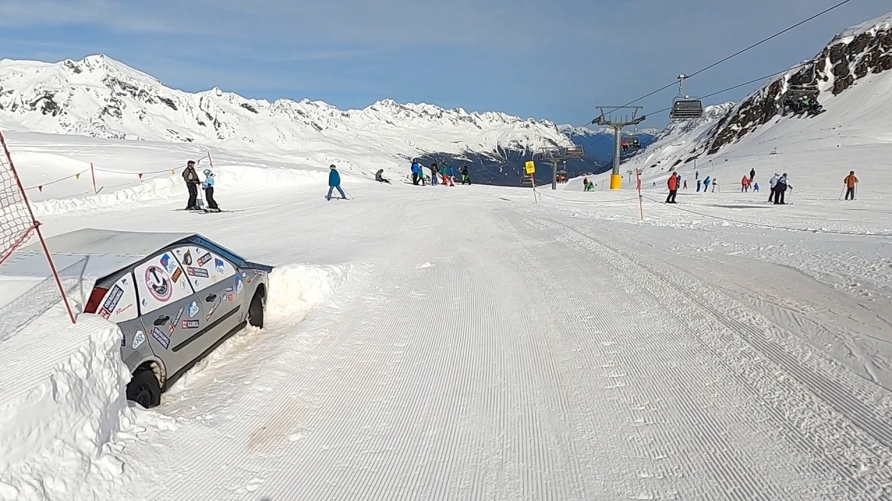 Skiing Fun Slopes near Blue Slope 26 Hochgurgl Austria GoPro HD POV ...