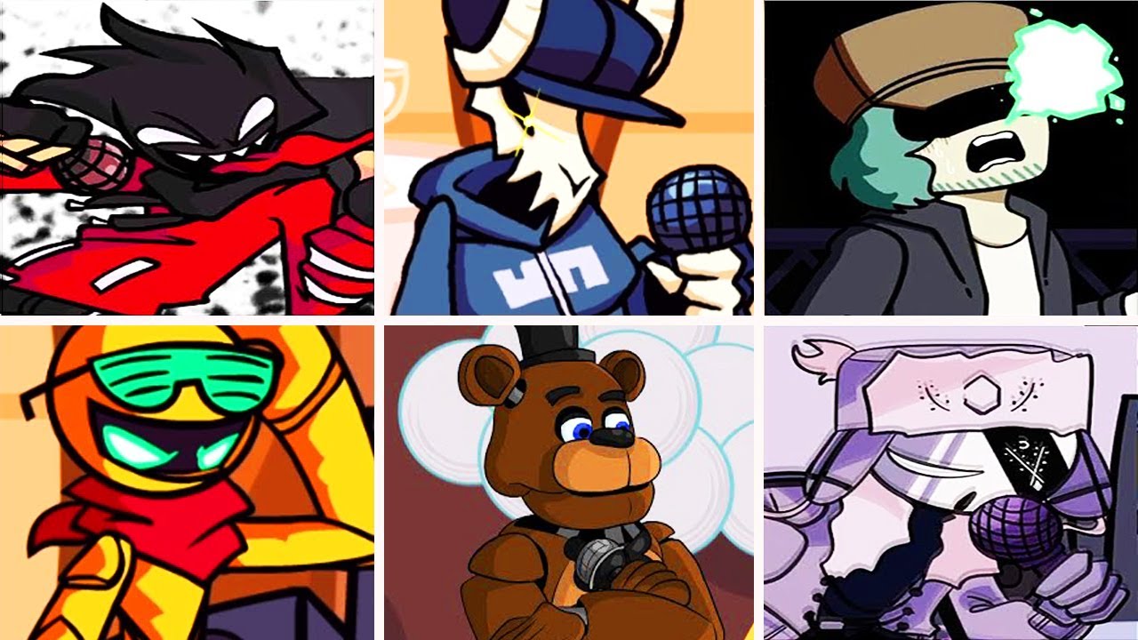 FNF - My Battle but Different Characters Sing it (Everyone Sings My ...