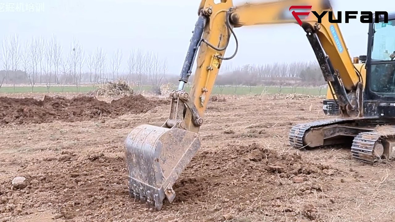 How to Grade with a Mini Excavator - YouTube