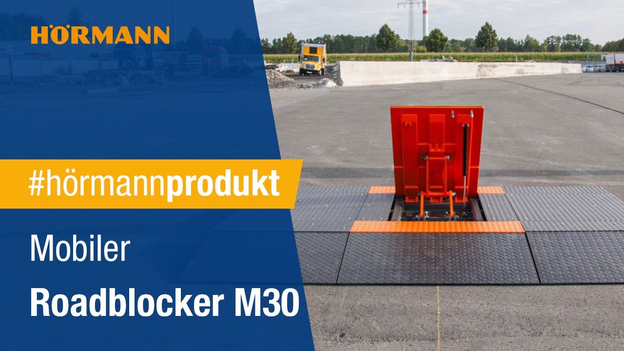 Mobiler Road Blocker M30 I Hörmann - YouTube
