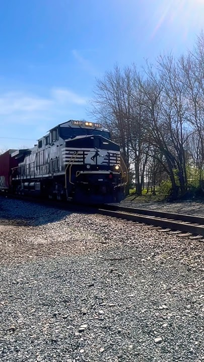 Brand new NS 4786 AC44C6M with ditch lights on the engineer side is out. #railfaning #railway ...