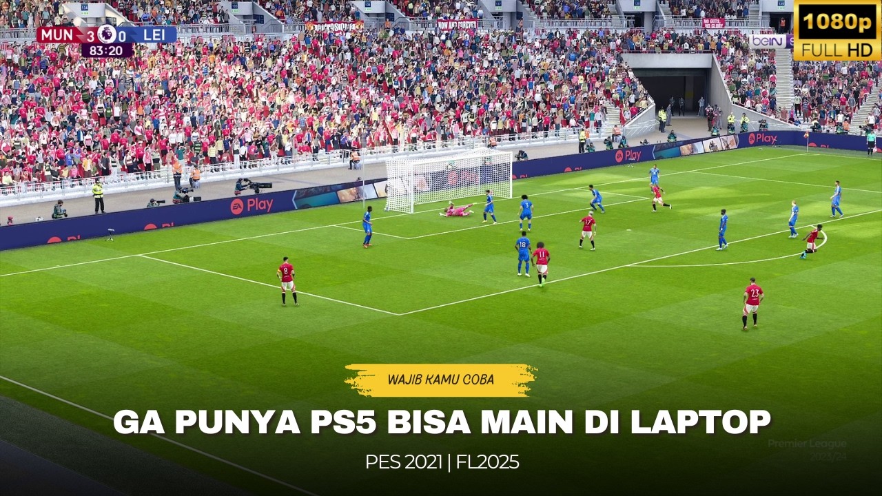 GAME BOLA LAPTOP🔥GRAFIS PS5 MAKIN REALISTIS | PES 2025 KHUSUS LAPTOP PC ...