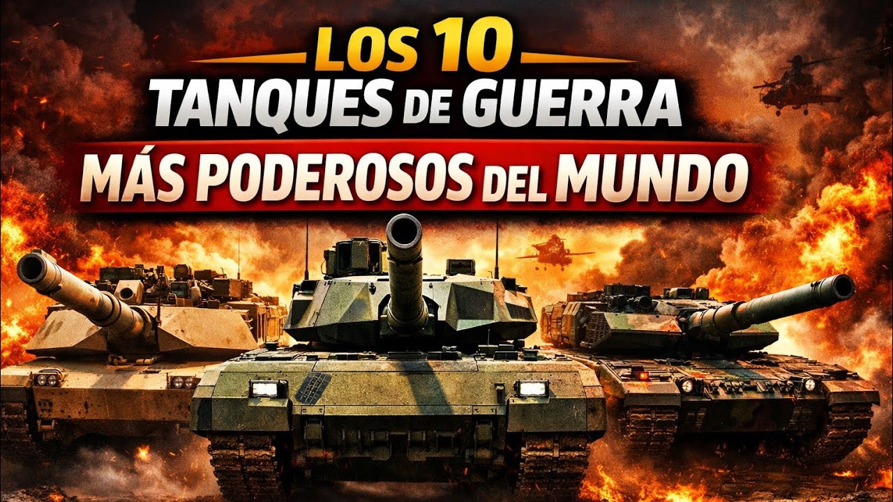LOS 10 TANQUES DE GUERRA MAS PODEROSOS DEL MUNDO [RANKING ENERO 2026 ...