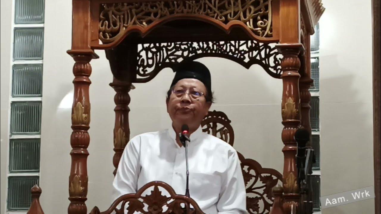 Kultum Subuh Bp Prof DR H Yaya Sukjaya Kusumah di Mesjid Darussalam Bumi Asri III RW 10 Sukapada ...