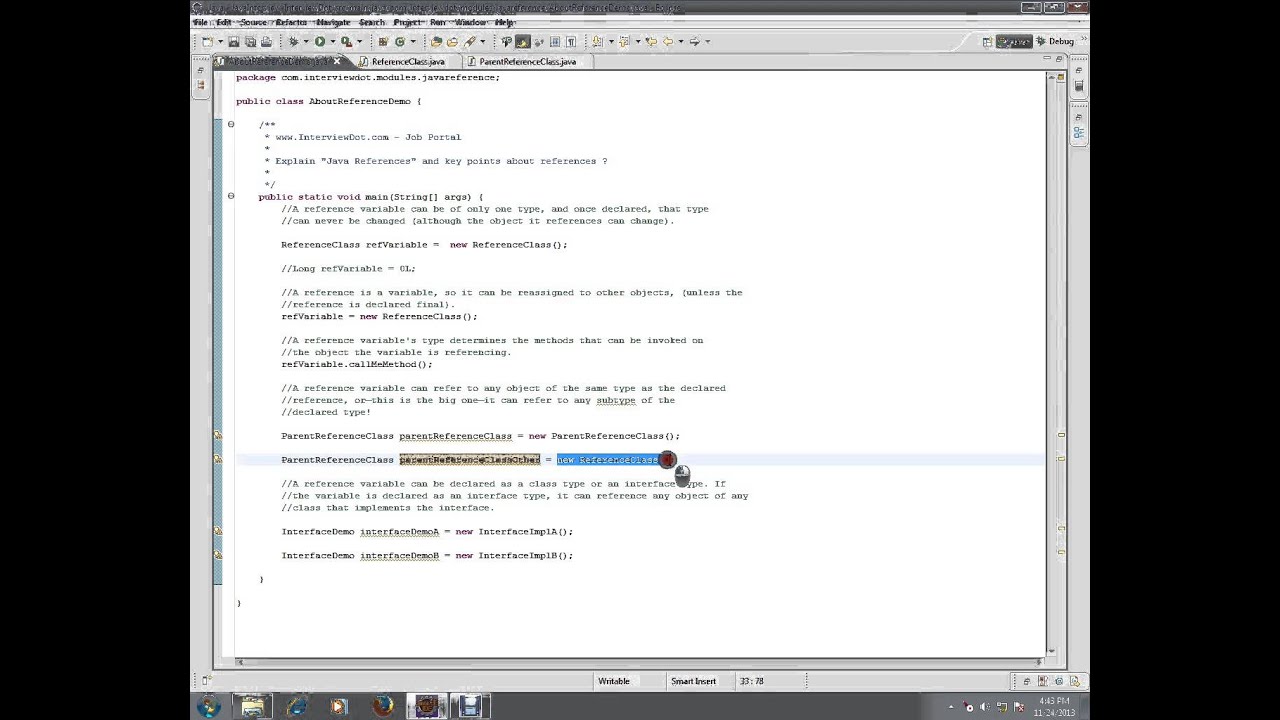 Java Interview Question And Answer Java References Explain Key Points Java Interview Youtube 7188