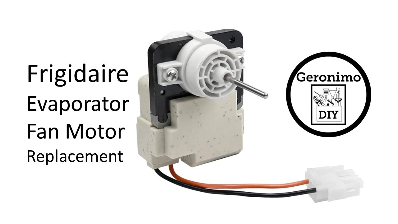 Frigidaire Evaporator Fan Motor Replacement - YouTube