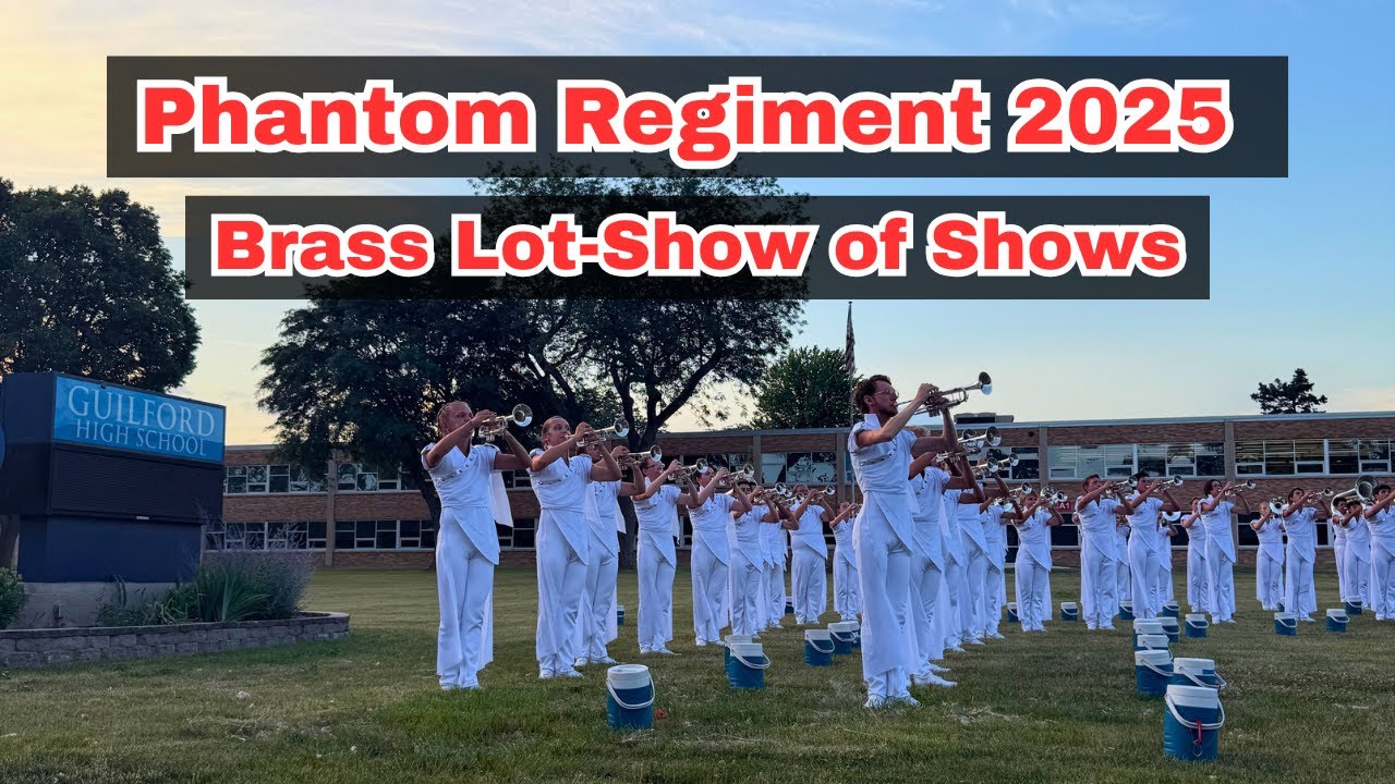 Phantom Regiment 2025 Brass Lot | History Bits, Subs, & Show Chunks - YouTube