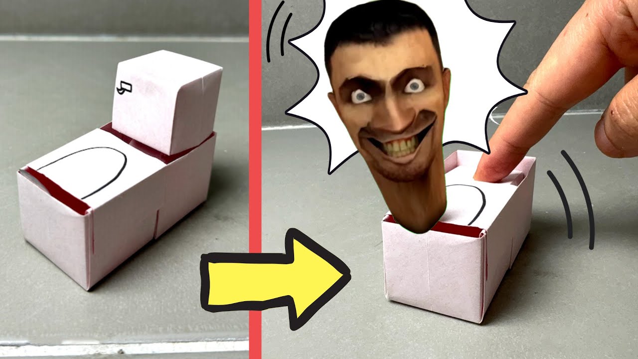 Origami Skibidi Toilet 💀☠️ - YouTube