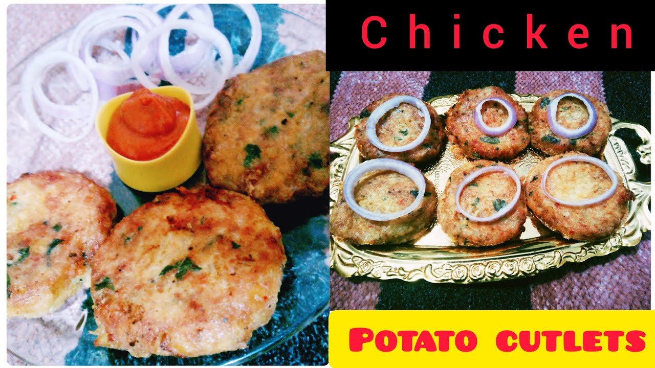 chicken potato cutlets recipe ll unique and tasty cutlets ll how to ...