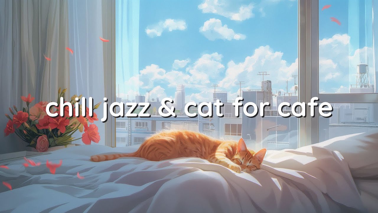Vinyl Girl Cafe Chill Music 1hr, Chill Jazz and Cute Cats, best to ...