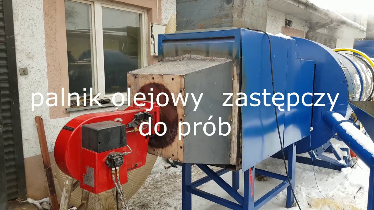 Suszarnia do trocin 500-800 kg/h SB B7T - YouTube