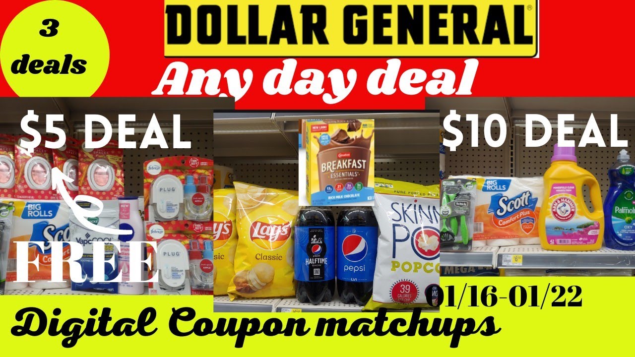 Dollar General Couponing | Digital deals | Deals You Can Do Now - YouTube