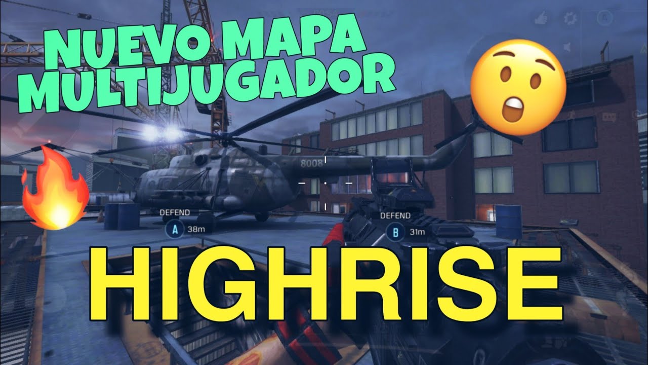 CALL OF DUTY MOBILE | NUEVO MAPA MJ: HIGHRISE | GAMEPLAY DEL MAPA - YouTube