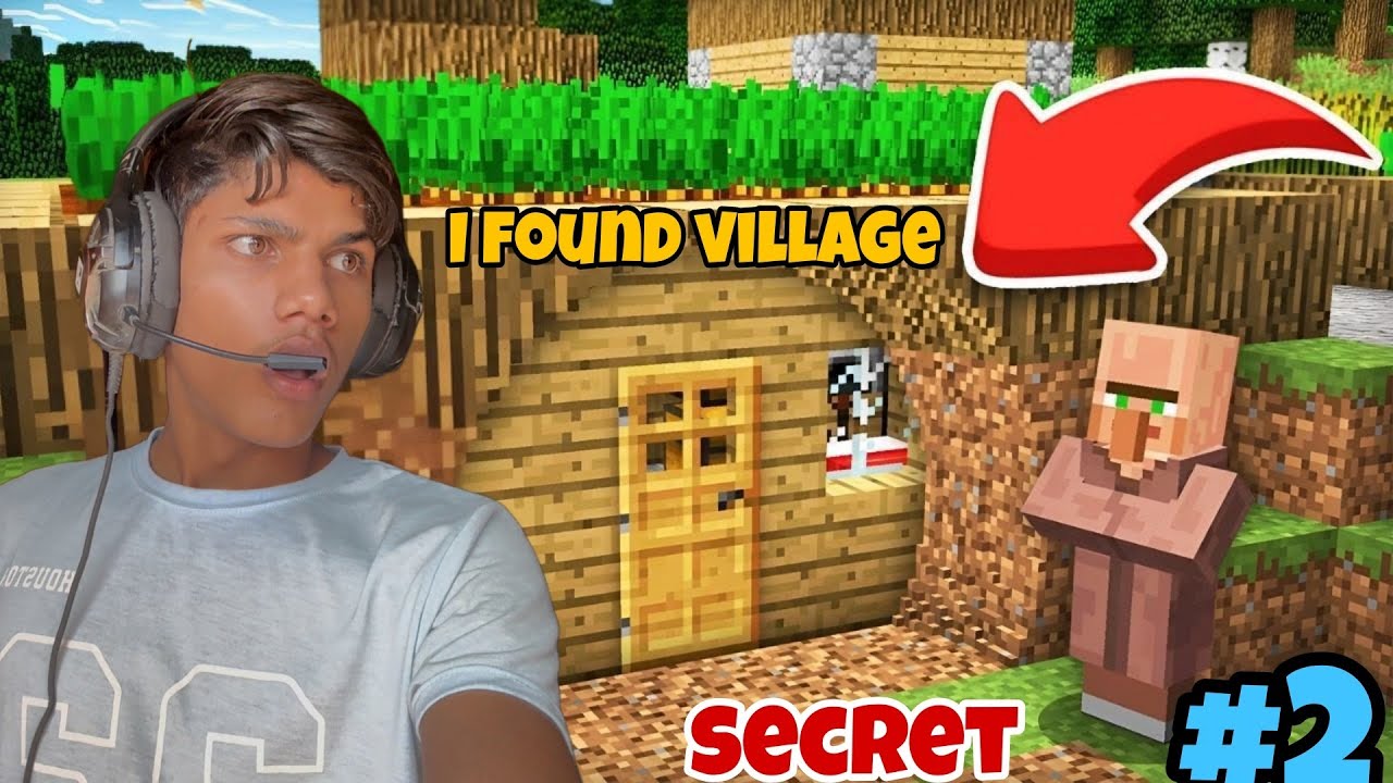 Finally I Found A Secret Village in minecraft#2 - YouTube