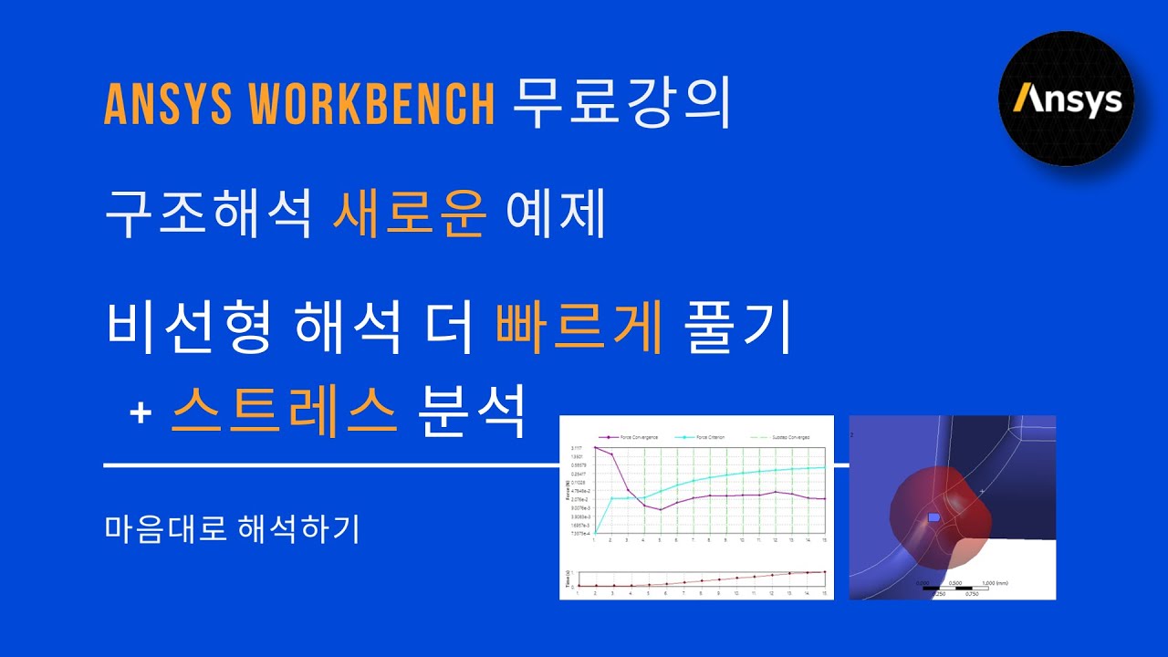 실습 8 3 Ansys 구조해석 효율적으로 구성하기 재료 비선형 해석 스트레스 분석 Ansys Wb Fem