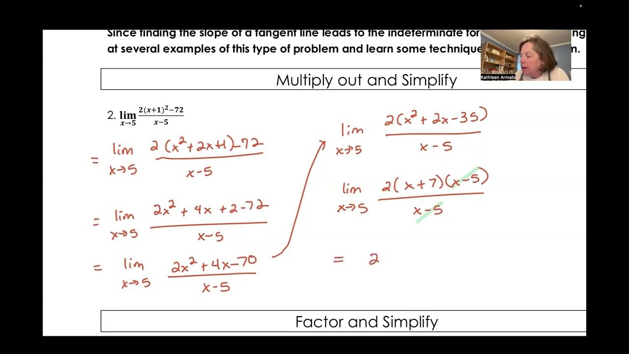 Lesson 1.4 Indeterminate Form 0/0 August 2024 - YouTube