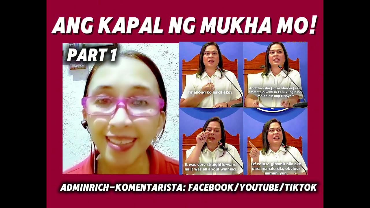 KAPAL NG MUKHA MO SARA DUTERTE PI KA!!!! - YouTube