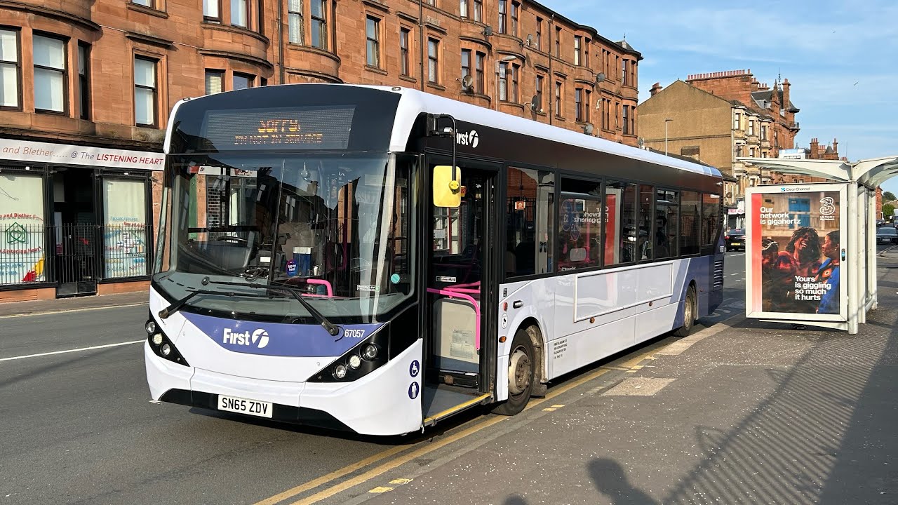 First Glasgow | SN65 ZDV - 67057 | ADL Enviro 200MMC E20D (€6 - Voith ...