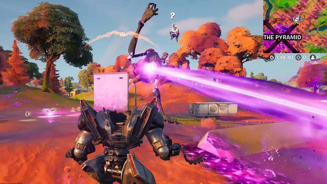 Brute Mechs Vs Caretaker Monster Vs NPC In Fortnite! (EPIC) - YouTube