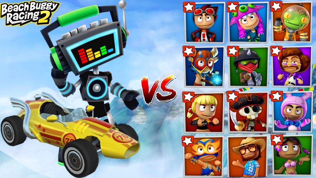 Beach Buggy Racing 2 Gameplay | BeatBot vs All boss Battles - YouTube