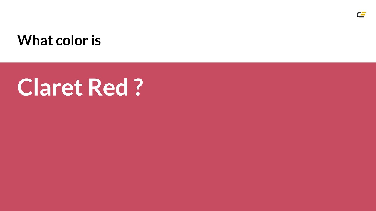 Claret Red color #c84c61 hex color - Red color - Cool color c84c61 - YouTube