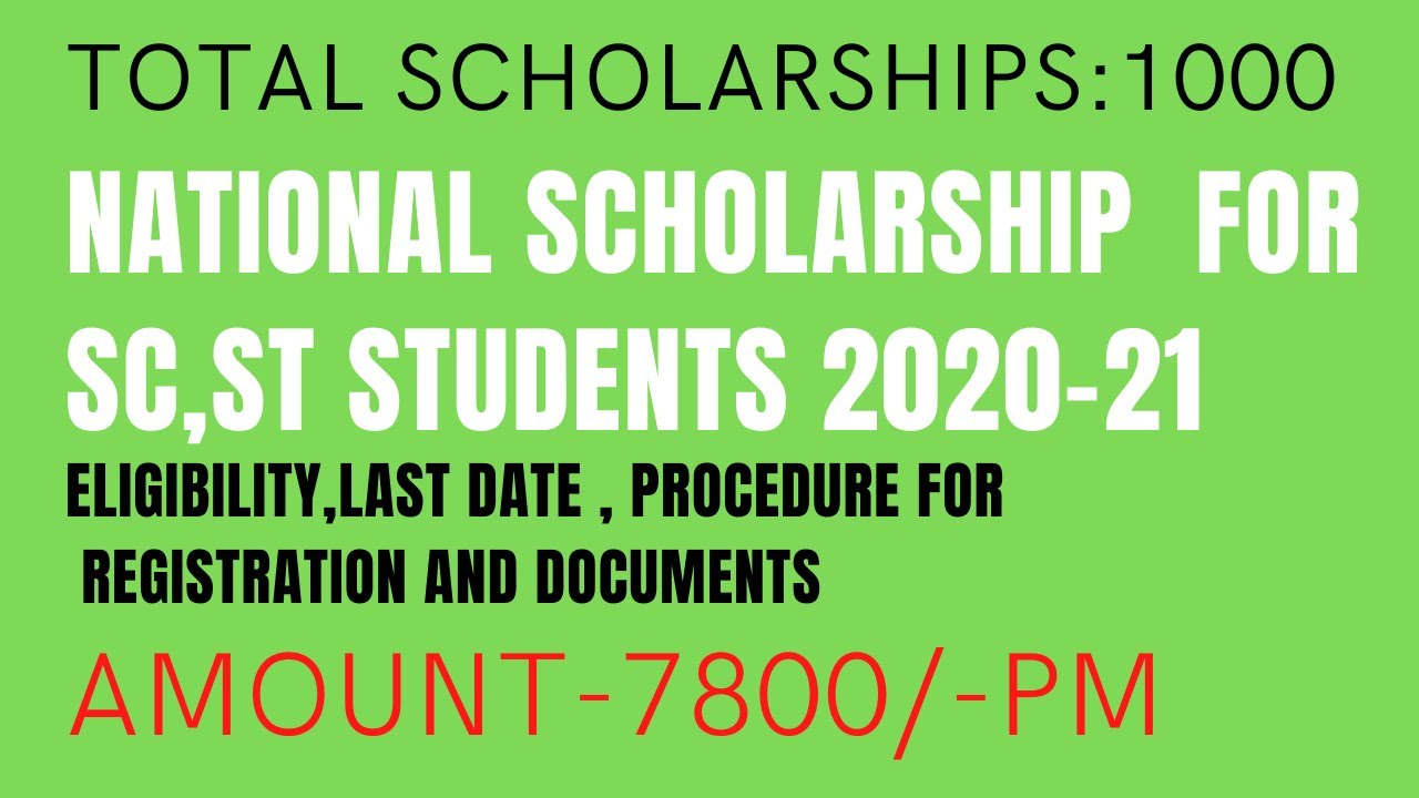 NATIONAL FELLOWSHIP FOR SC ST NATIONAL FELLOWSHIP PORTAL 2020 HOW TO national-fellowship-for-sc-st-national-fellowship-portal-2020-how-to