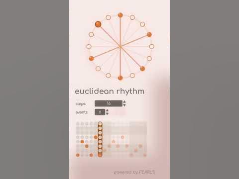 Pearls - Euclidean rhythm - 16 #rackextension #reason12 #euclidean #rhythm #musictheory - YouTube