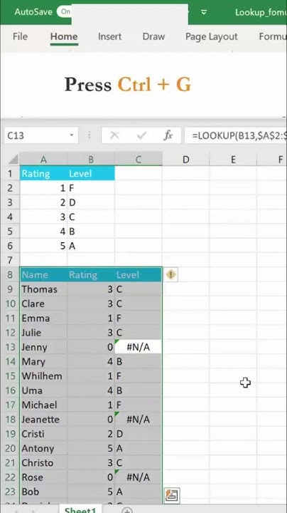 How to Quickly Replace #N/A Errors with Nil Values in Excel - YouTube