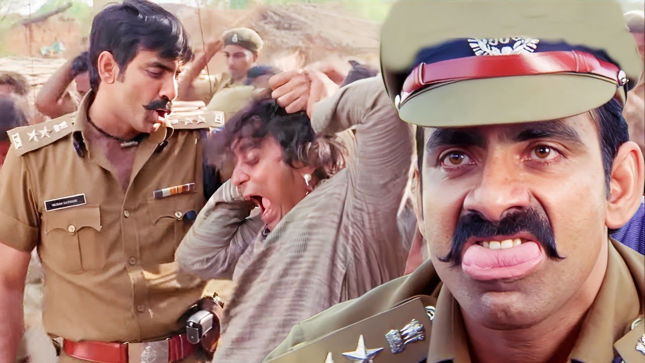 डर मुझे नहीं मौत को हैं - Ravi Teja - Back To Back Best Action Scene ...