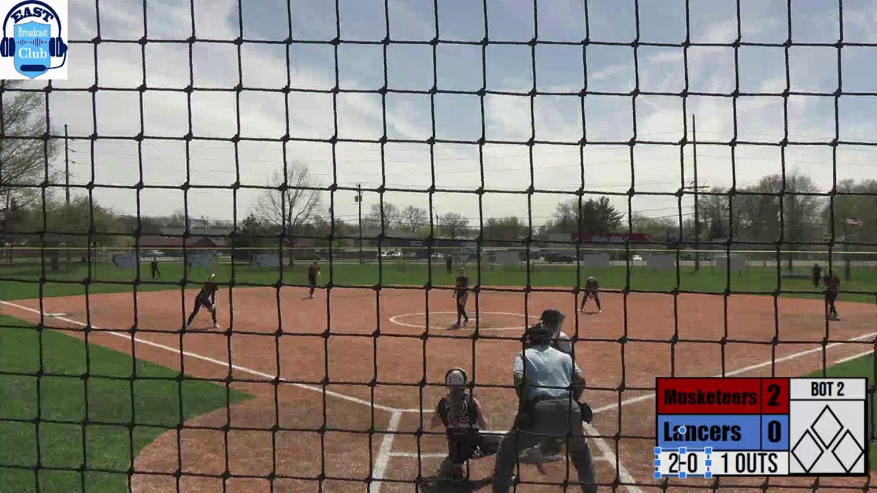 Red Bud Musketeers vs Belleville East Lancers Varsity Softball - YouTube