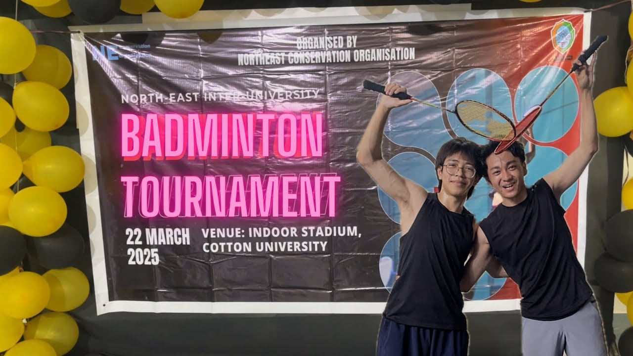 Open inter university badminton tournament | dinner in a closet 🩲🤣 ...