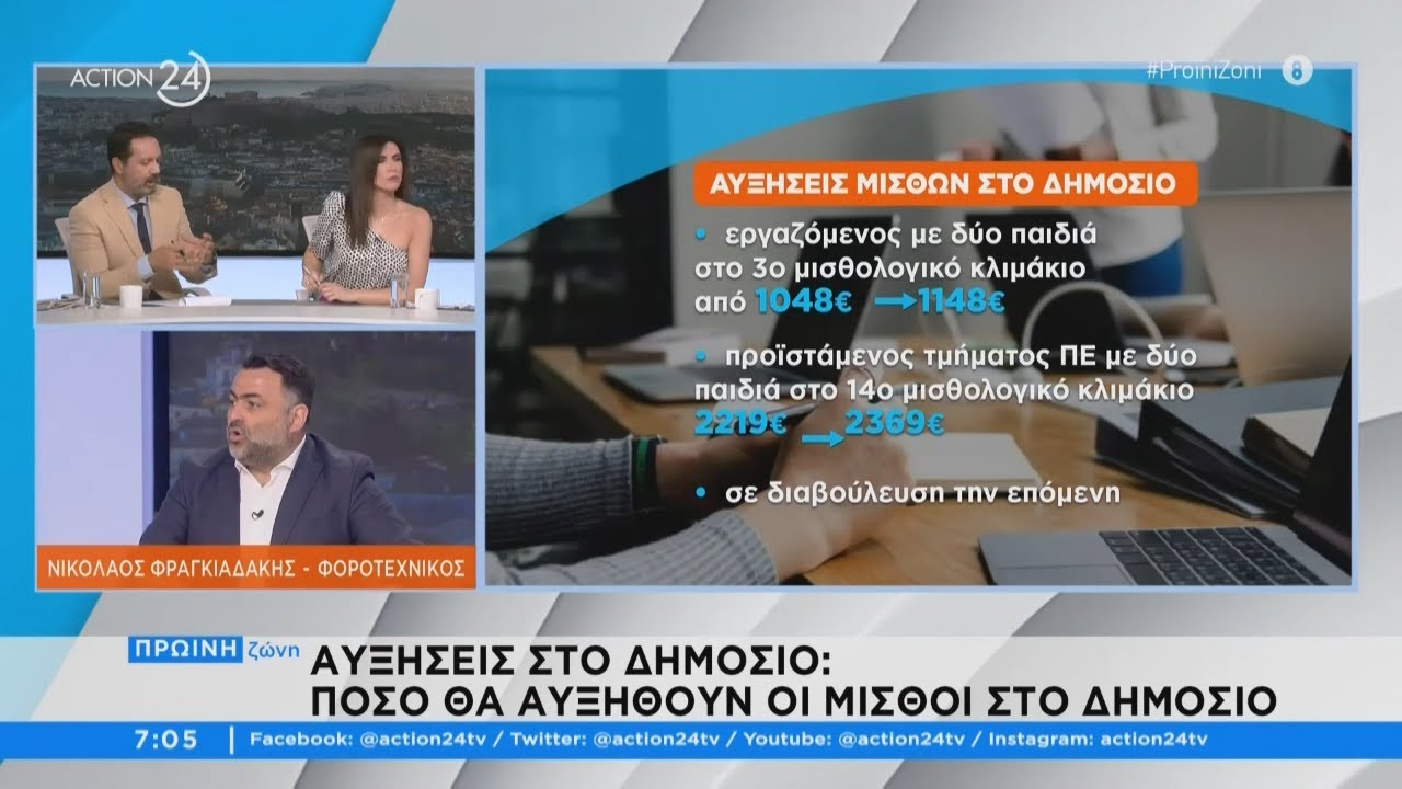 Αυξήσεις στο δημόσιο: Πόσο θα αυξηθούν οι μισθοί - Τι θα ισχύσει για ...