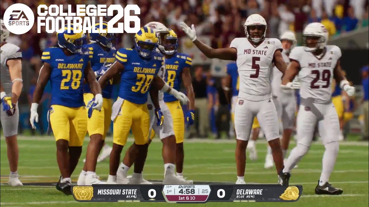 Delaware v Missouri State CFB 26 National Championship Gameplay (Early ...