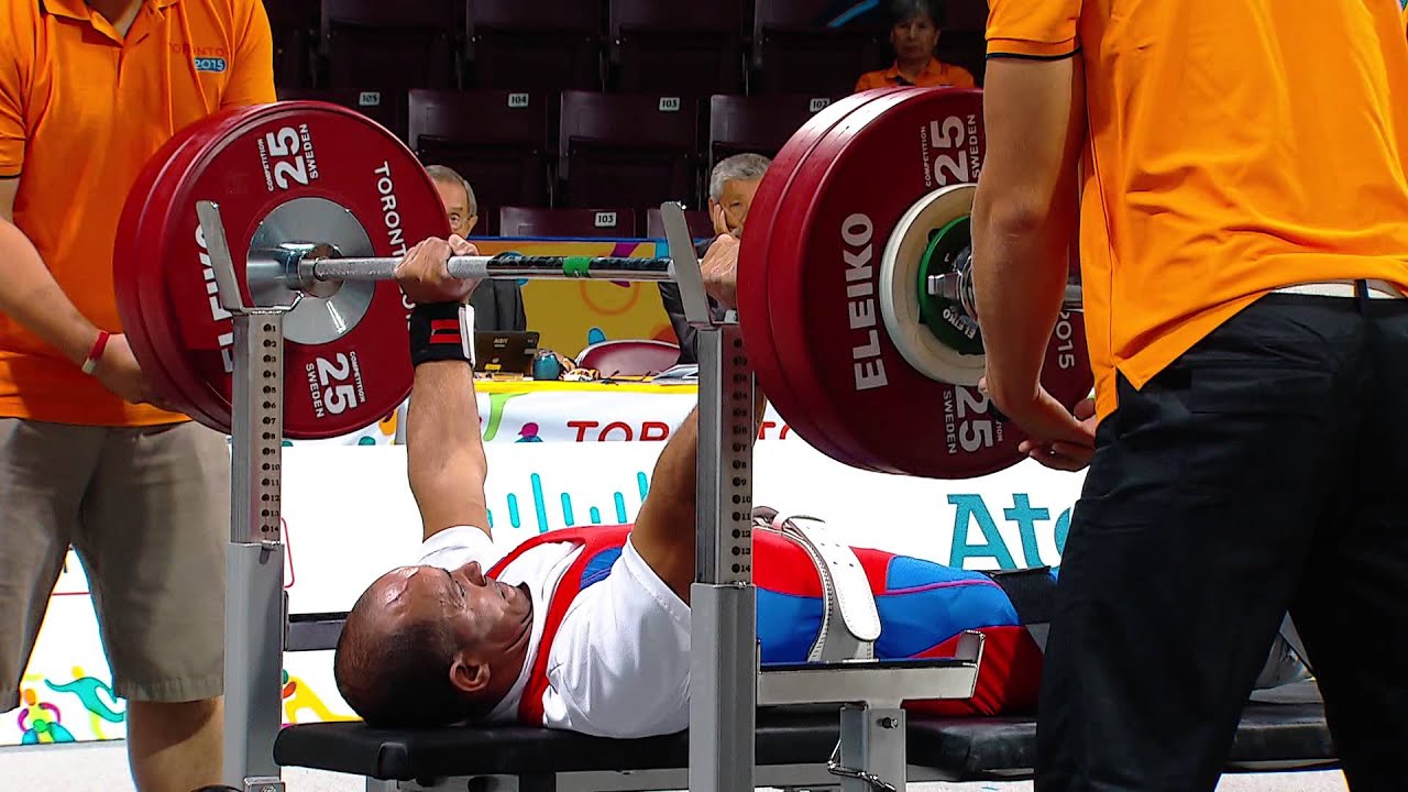 Day 2 Powerlifting | Men's up to 59kg | Toronto 2015 Parapan American ...