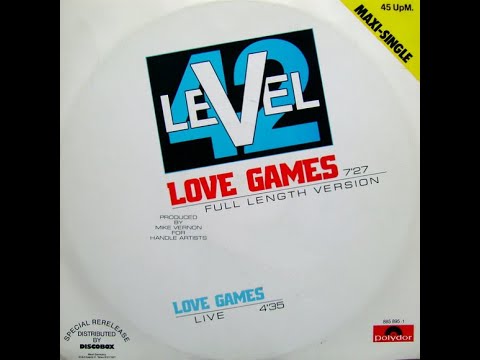 LEVEL 42 Love games (1981) - YouTube