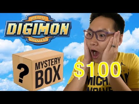 WE OPENED A $100 DIGIMON MYSTERY BOX!! - YouTube