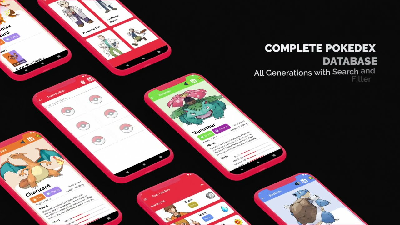 Pokedex Database App - YouTube