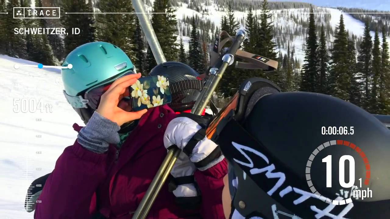 Trace: Skiing - Kyle Kayler at Schweitzer - YouTube