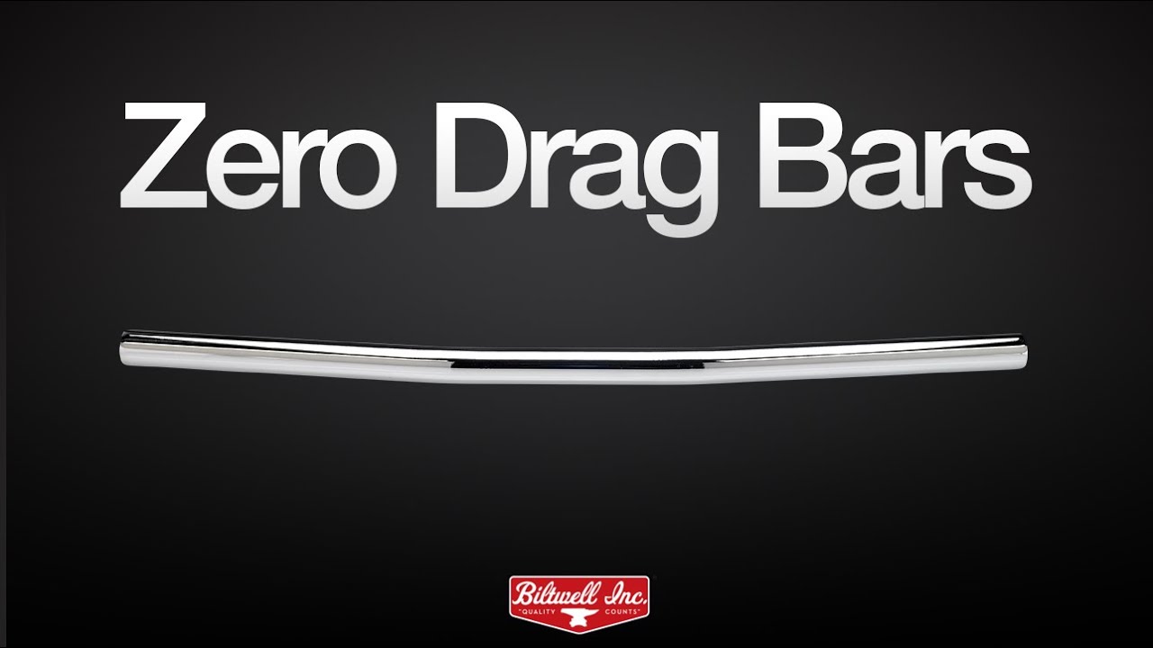 Biltwell Zero Drag Bars - YouTube