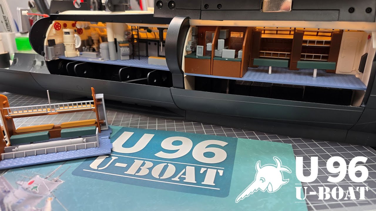 Build the 1:48 Scale U96 U-Boat - DOUBLE BILL - Pack 12 & 13 - Stages ...