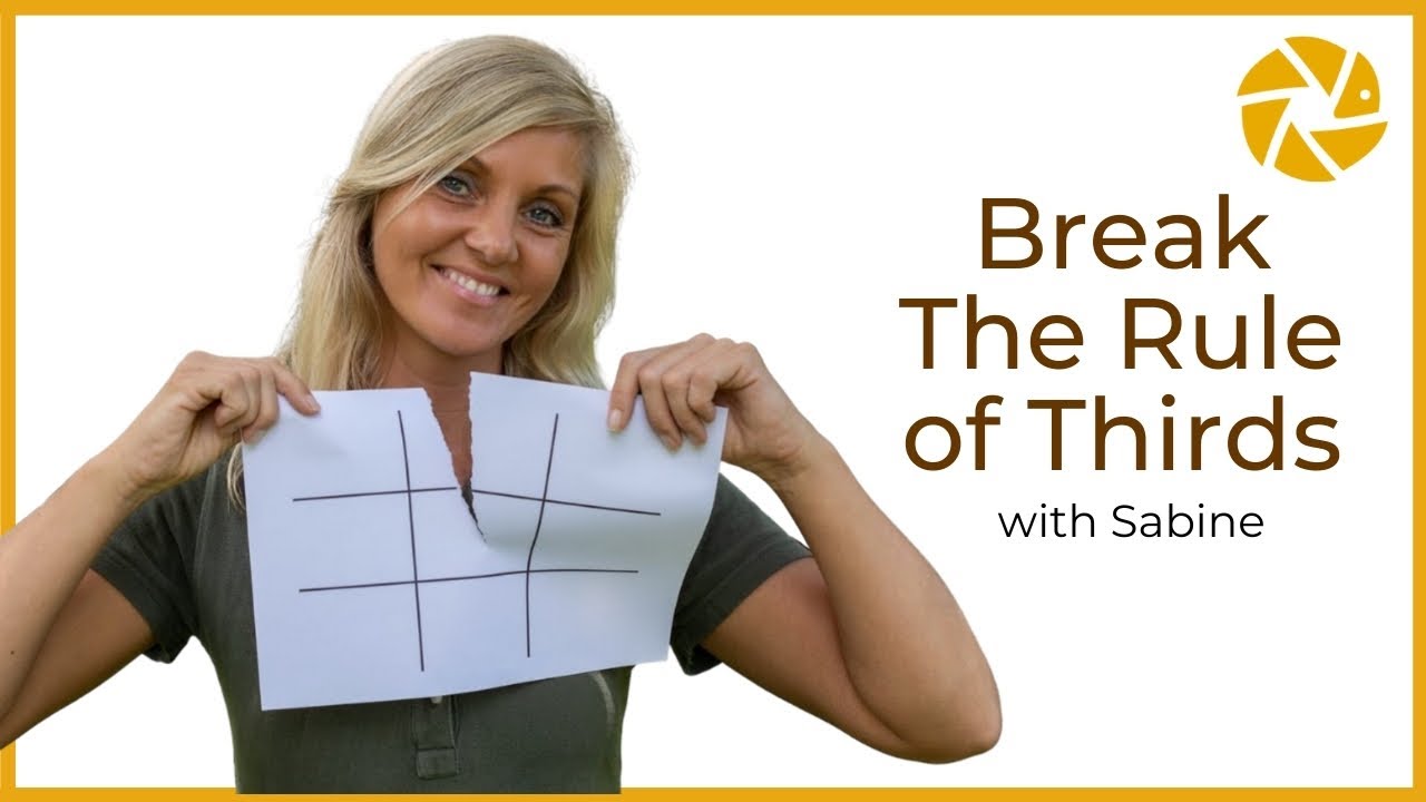 Three SIMPLE ways to BREAK The Rule of Thirds. - YouTube