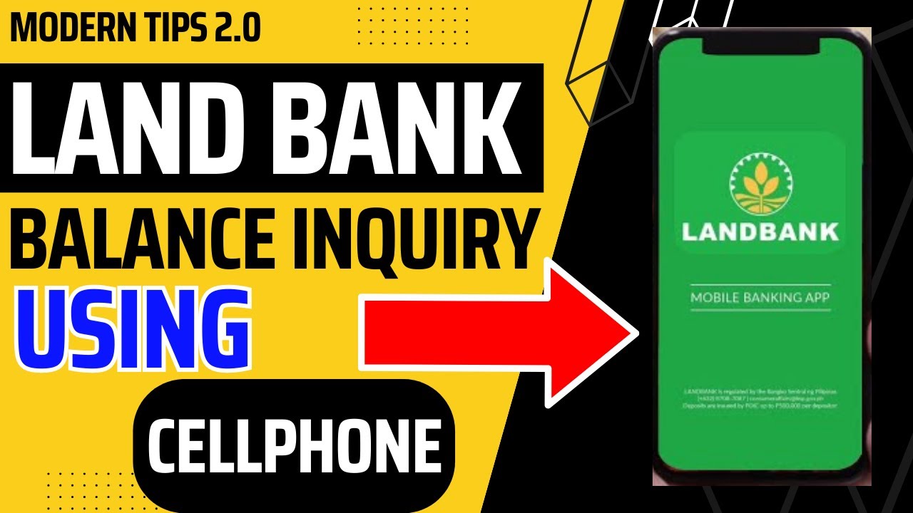 LANDBANK BALANCE INQUIRY USING ANDROID PHONE | MODERN TIPS 2.0 - YouTube