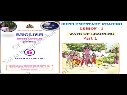 supplementary lesson 1the ways of learning part 1 - YouTube