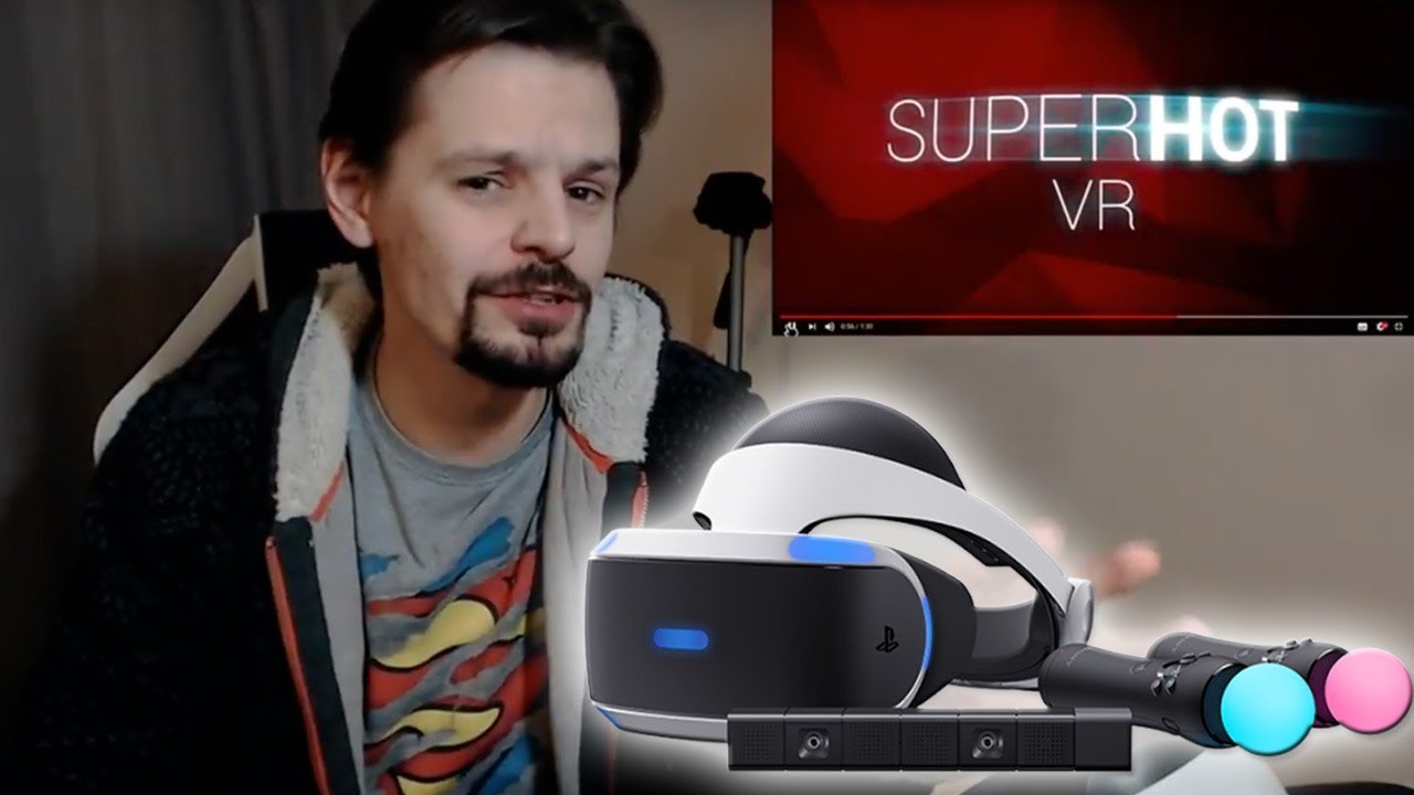 Super HOT - PSVR -PS4 Pro - z komentarzem - YouTube