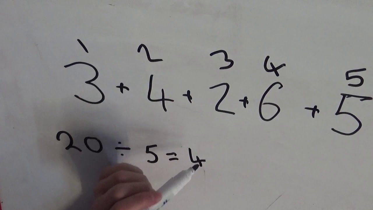 finding the mean - YouTube