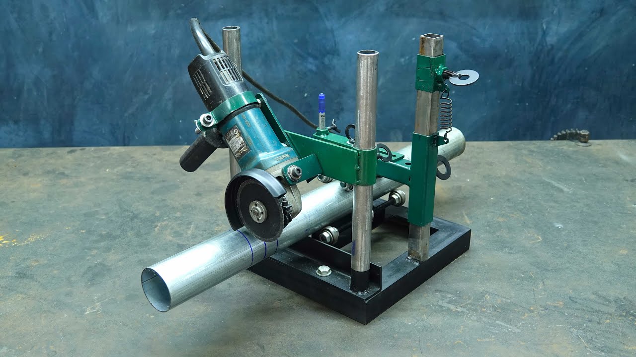 Metalworking tooltips and tricks making iron pipe cutting jig - YouTube