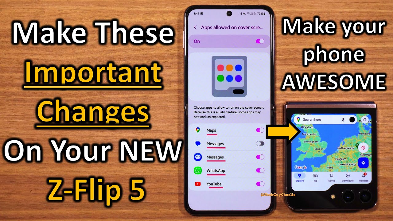 Make Your Z Flip-5 AWESOME By Making These CRUCIAL Changes 😎 - YouTube